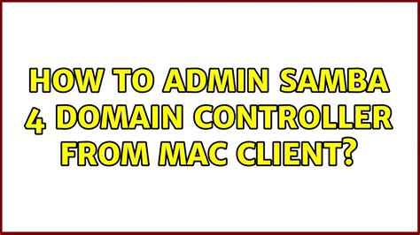 ubuntu samba for mac