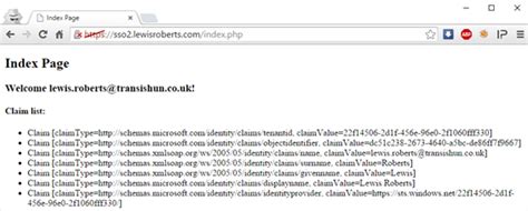 single sign on with azure ad in php