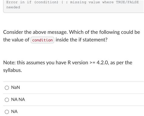 [answered] error in if condition missing value where true false needed