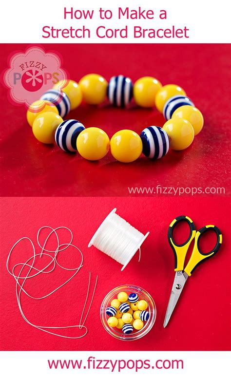 How To Make A Beaded Stretch Bracelet Stretchy Beaded Bracelet