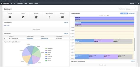 orocrm beta 6 dashboards orocrm open source crm