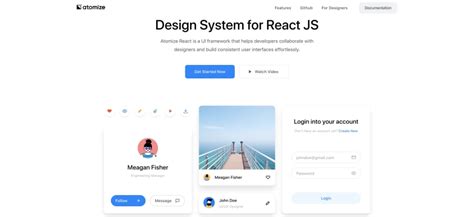 atomize simple design system for react dev community
