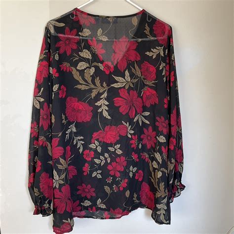 Susan Graver Womens Blouse Depop