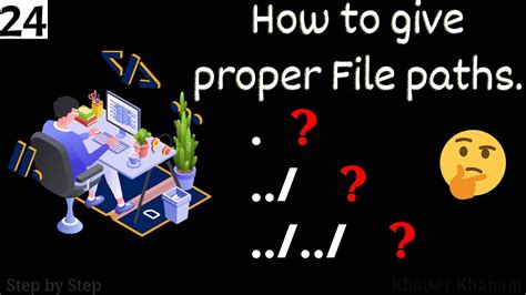 24 how to give proper file paths in html youtube