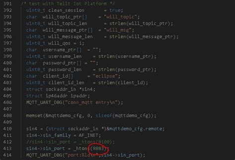 bg96 mqtt threadx demo application connection issues