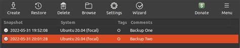 how to backup and restore your linux system with timeshift