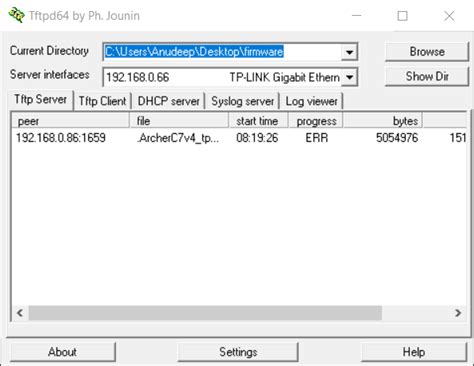 cannot unbrick my tp link archer c7 v4 router installing and using