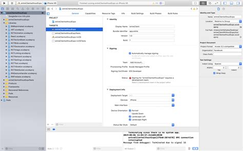 ios firebase error you must enable this service in the