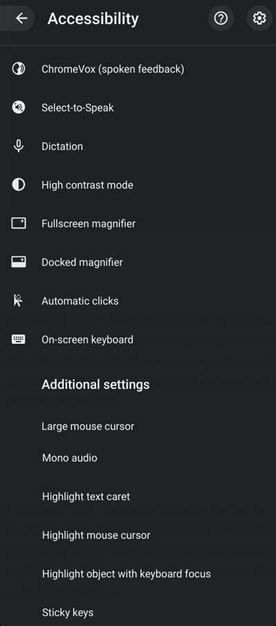 a guide to your chromebook s accessibility features