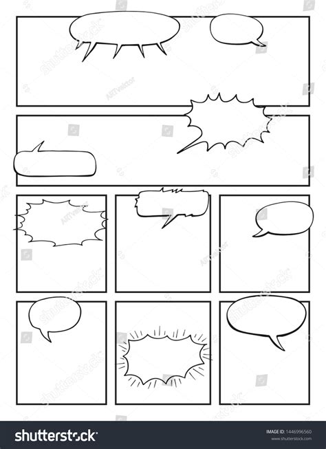 Printable Blank Comic Book Pages
