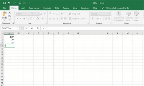 How To Use The Sum Function In Excel Goskills