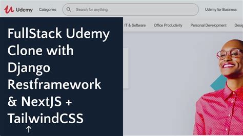 full stack udemy clone with django restframework nextjs tailwindcss