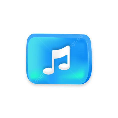 Gambar Ikon Aplikasi Musik 3d Musik Ikon 3d Aplikasi Png Dan Vektor