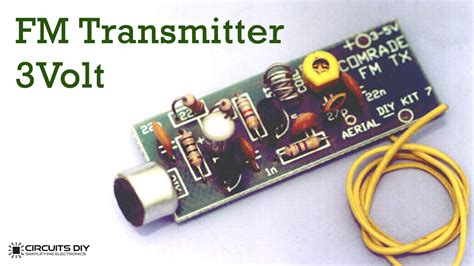 3v two transistor fm transmitter circuit