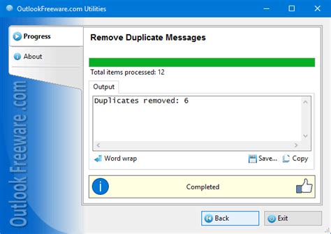 how to remove duplicate messages from outlook outlook freeware