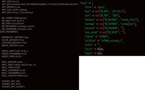 php laravel 5 4 mysql database error on host server stack overflow