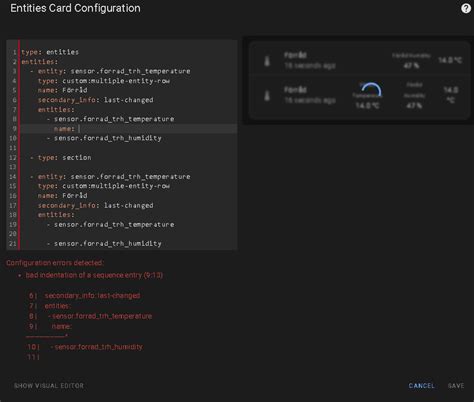 lovelace multiple entity row dashboards and frontend home assistant
