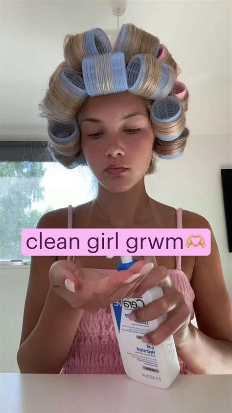 Clean Girl Grwm Makeup Tutorial Aesthetic Routine Clean Girl