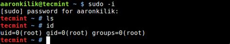 enable root access in ubuntu tecmint