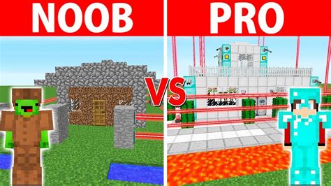 Best Of Minecraft Noob Vs Pro Build Challenge Youtube