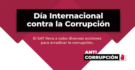Día Internacional Contra La Corrupción Servicio De Administración