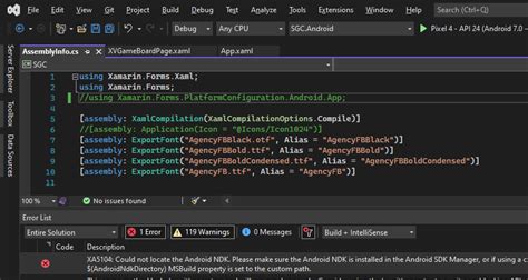 xamarin error the type or namespace name android could not be
