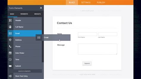 free drag and drop web form builder jotform
