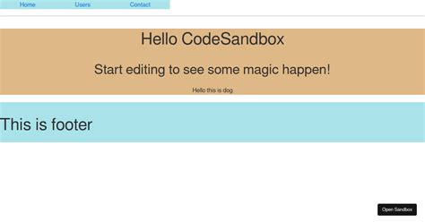 react html replace examples codesandbox