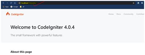 complete guide on how to install codeigniter 4 devstringx technologies
