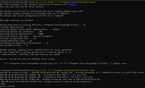 bash pg ctl directory “ var lib postgresql 10 main” is not a