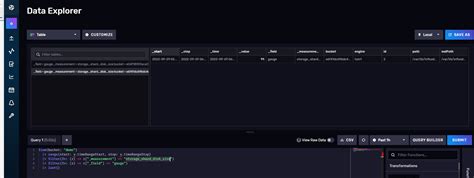 influxdb 2 can i query the size of a database in influx db 2 stack