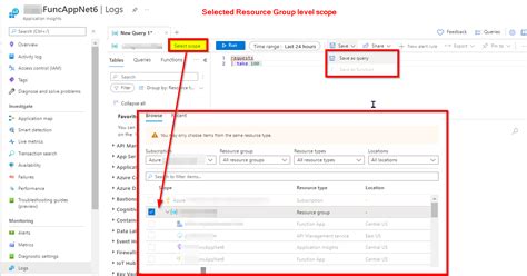 azure save as query is disabled in application insights stack overflow