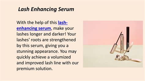 Ppt Lash Enhancing Serum Powerpoint Presentation Free Download Id