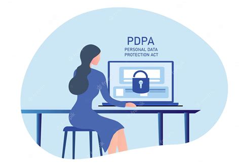 Premium Vector Personal Data Protection Act Or Pdpa Concept Secure