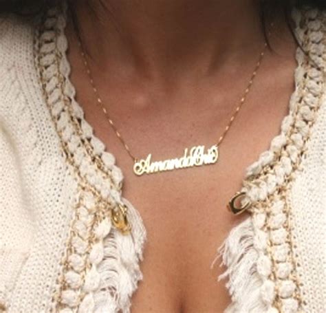 Personalized Name Carrie Necklace 24k Gold Plated