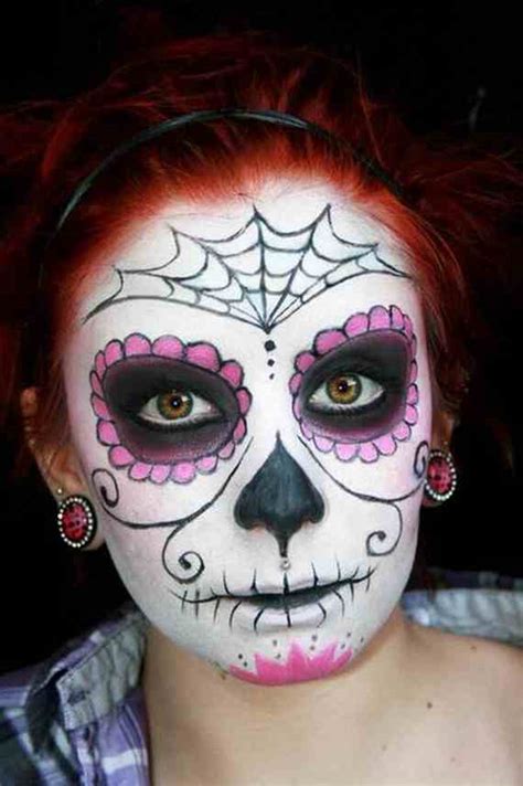 41 Beautiful And Colorful Sugar Skull Halloween Makeup Ideas