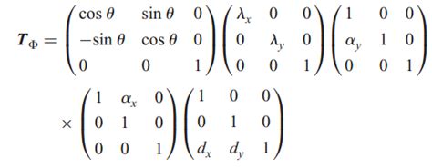image affine transformation in matlab stack overflow