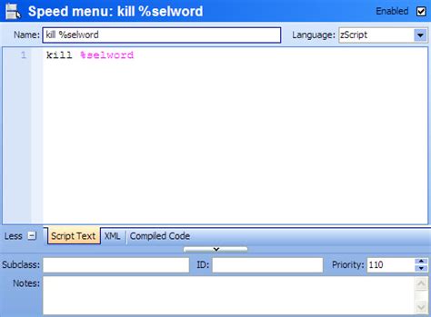 enabled determines if this menu item is enabled visible or