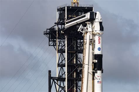 Nasa Spacex Scrub Crew 8 Astronaut Mission To Iss Due To Bad Weather