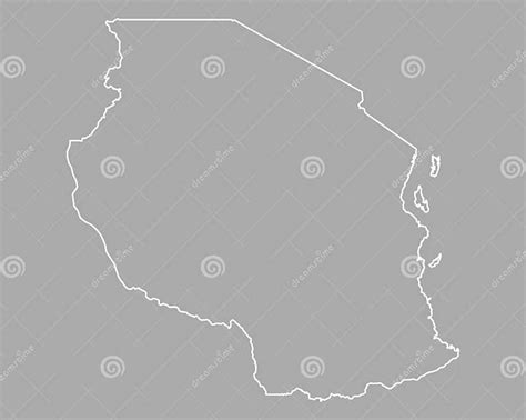 Map Of Tanzania Stock Vector Illustration Of Geography 92749702