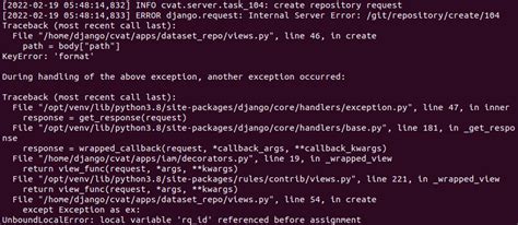 create task with git repository · issue 4365 · opencv cvat · github