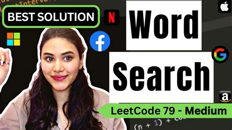 word search leetcode 79 python backtracking youtube