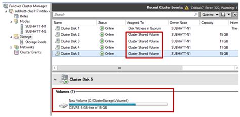 how to add storage to clustered shared volumes in windows server 2012