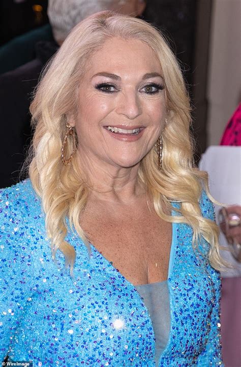 Vanessa Feltz Bares Her Cleavage In A Sheer Red Dress As She Attends