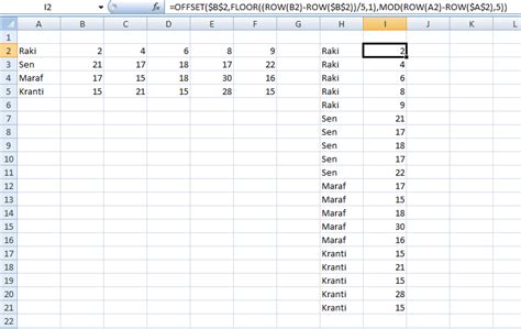 [solved] how to get multiple values with a single look up in excel with