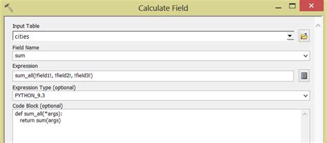 arcgis desktop easy way to sum up a lot of values