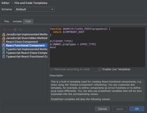 webstorm 2018 2 extract react component integration with ‘ng add
