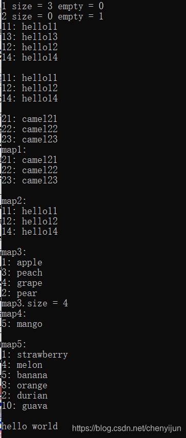 unordered map学习之修改操作clear，erase，swap，extract，merge unordered map