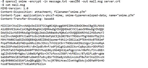 openssl s mime encryption and decryption c