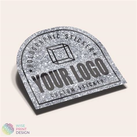 Wise Print And Design Shop Custom Glitter Stickers